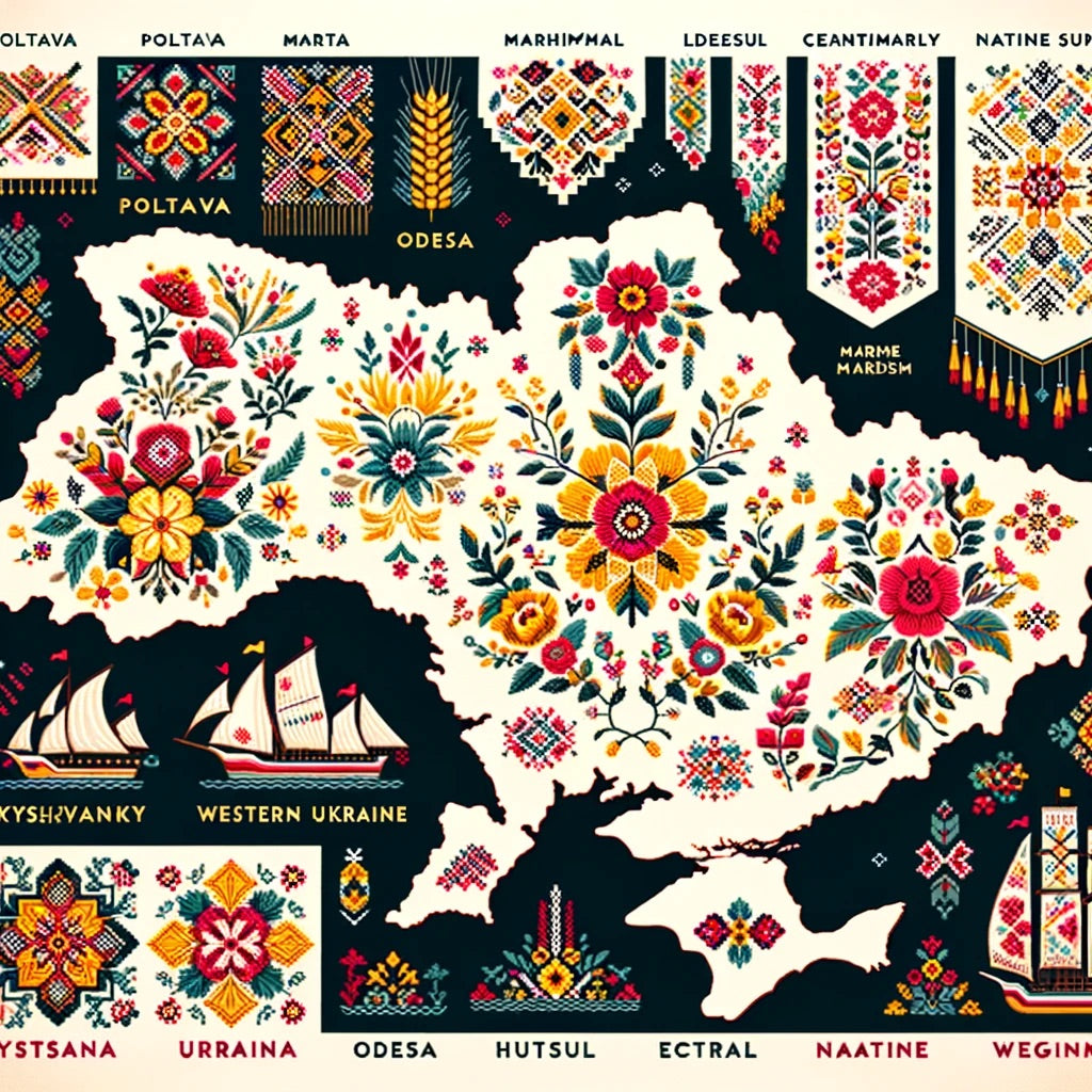 Exploring the Regional Patterns of Ukrainian Vyshyvankas: A Tapestry o